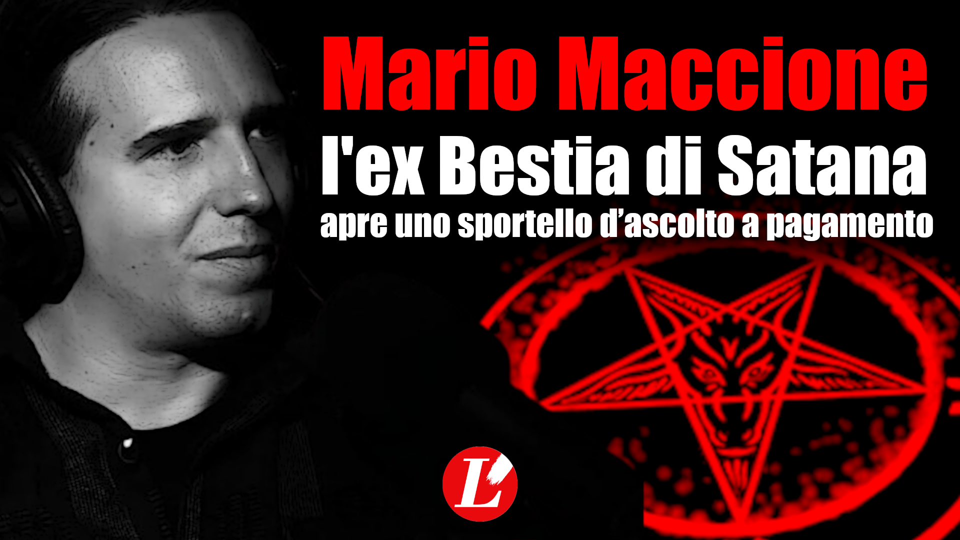 Mario Maccione l’ex Bestia di Satana soprannominato “Ferocity”