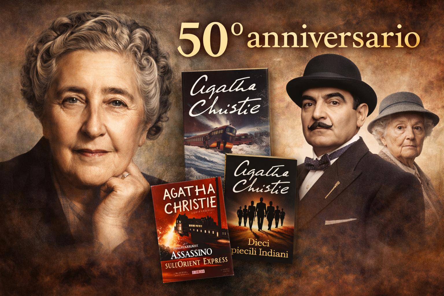 Il 50° anniversario della morte di Agatha Christie